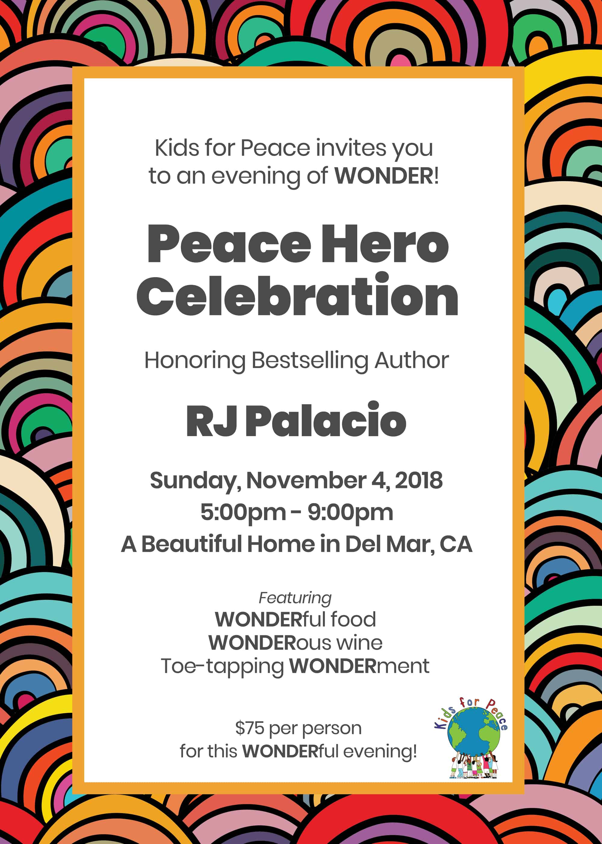 Peace Hero Celebration – Kids for Peace