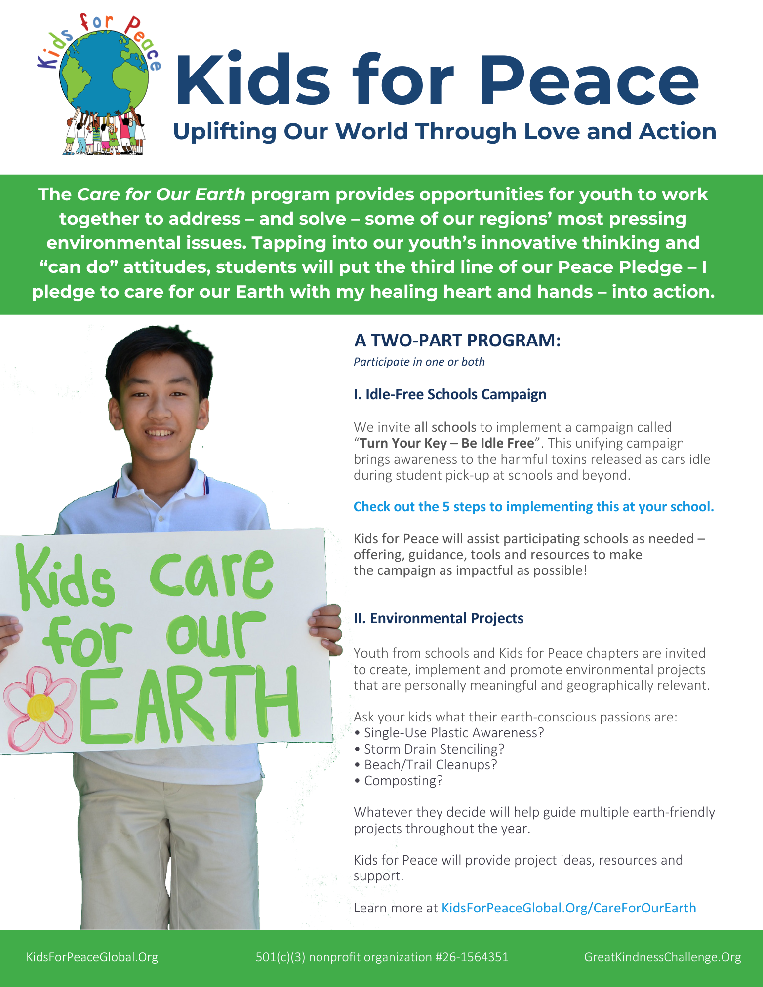 Kids Care For Our Earth