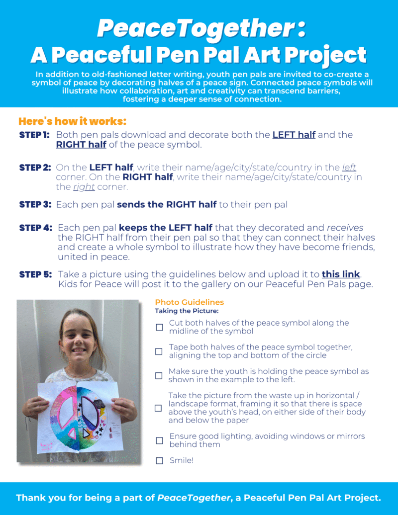 Peaceful Pen Pals Project